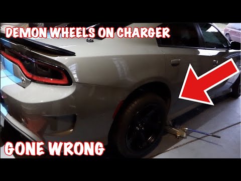 PUTTING DEMON WHEELS ON MY CHARGER *GONE WRONG* 😡 - YouTube