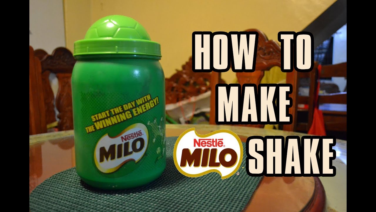 How to make Milo Shake | Angelo Aben - YouTube