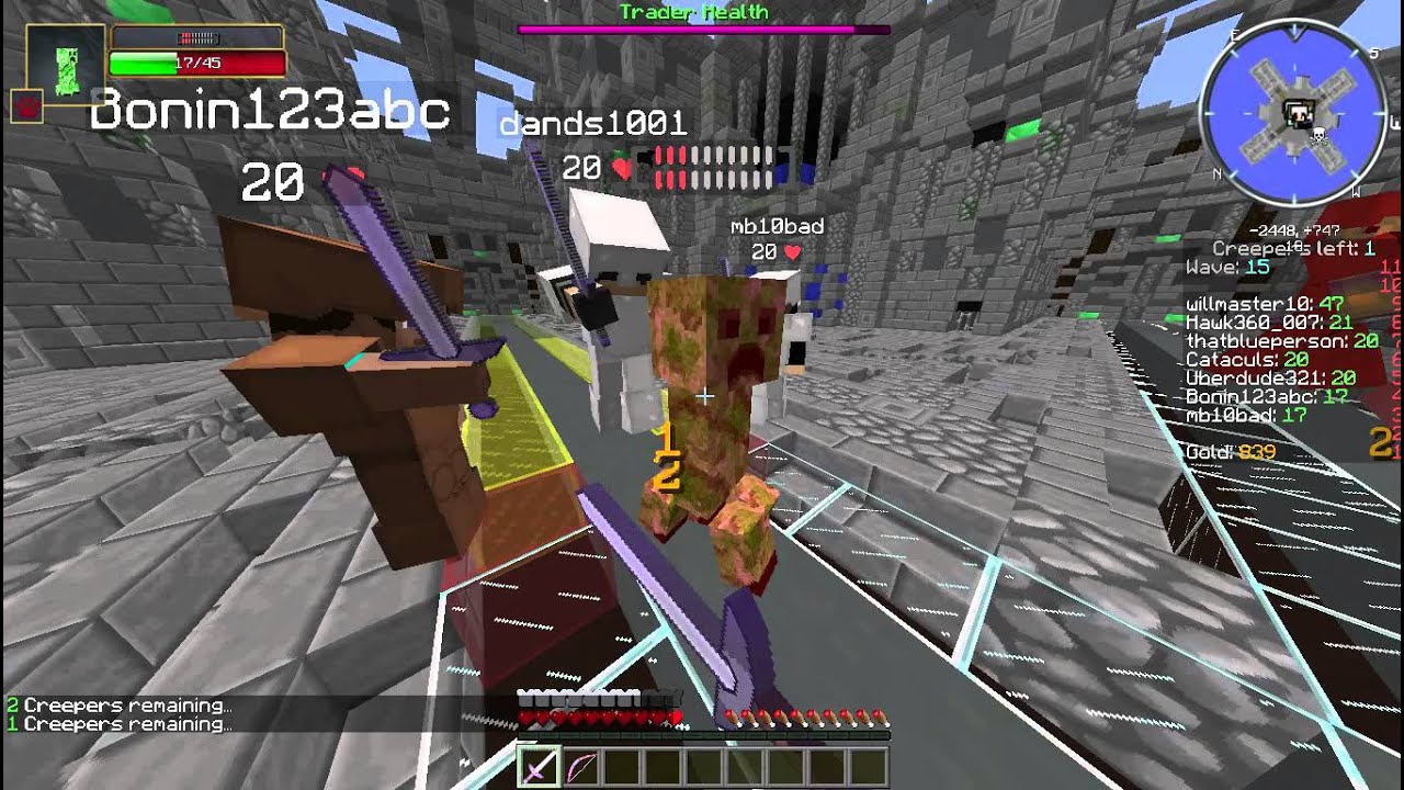 Minecraft - ArcadeGames Beta - Creeper Attack - YouTube