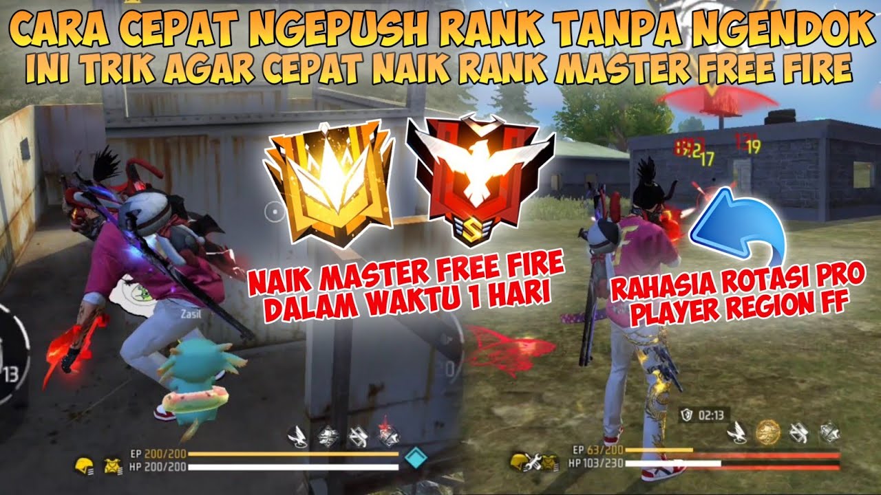 CARA CEPAT PUSH RANK MASTER FREE FIRE | Ini Trik Agar Rank Cepat Naik ...