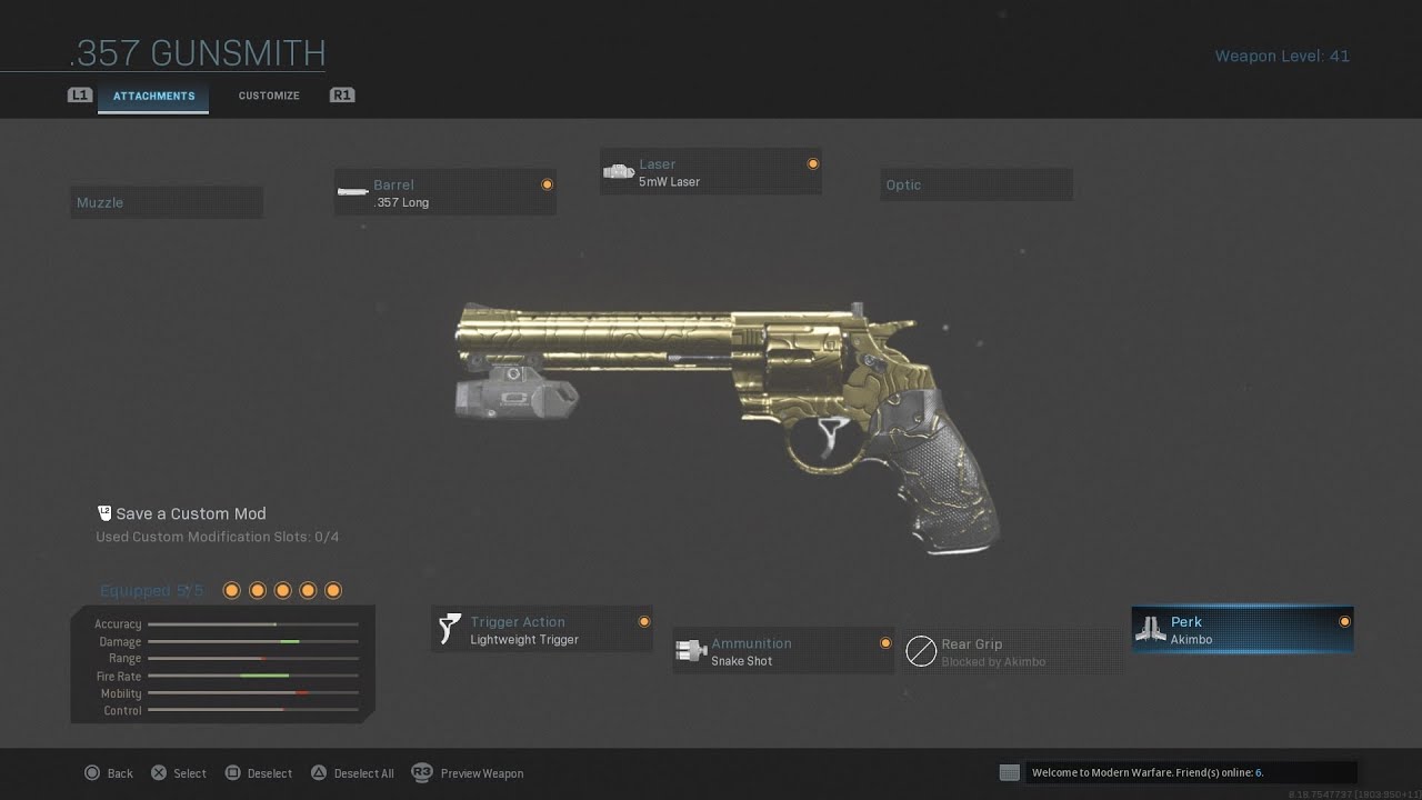 Best revolver set up for COD-MW - YouTube