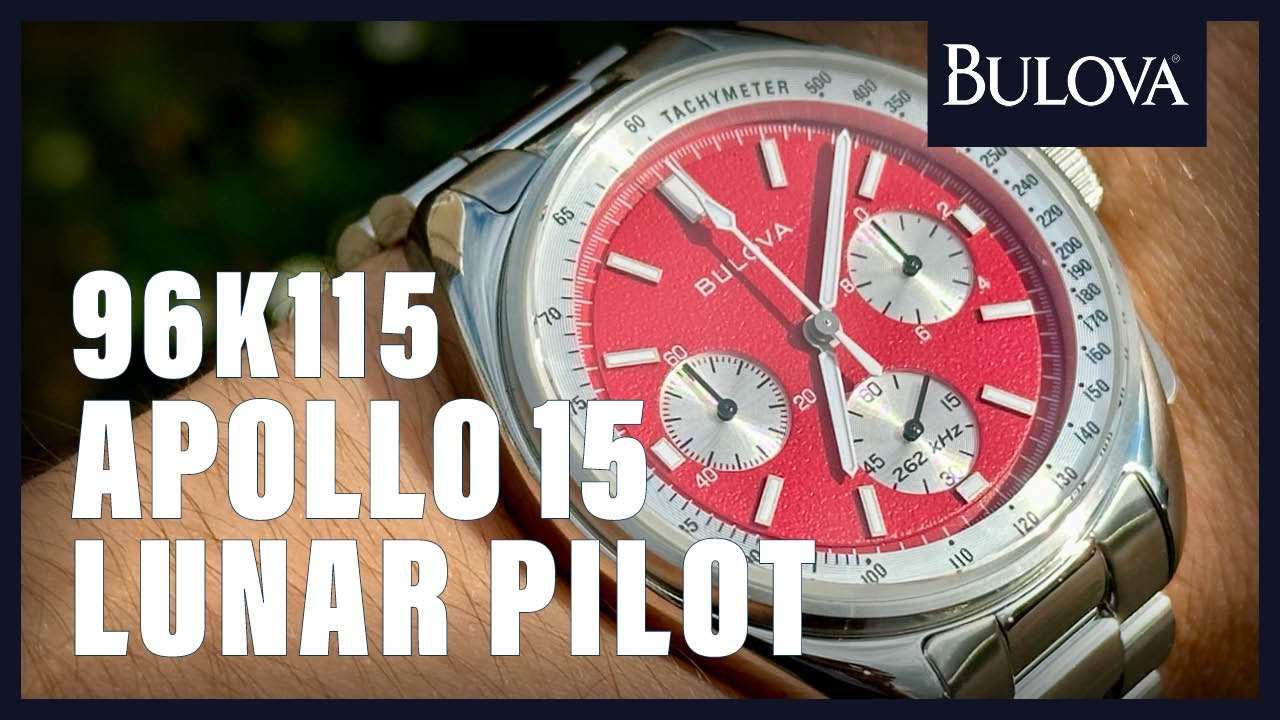 Unboxing The New Bulova Lunar Pilot 96K115 - YouTube