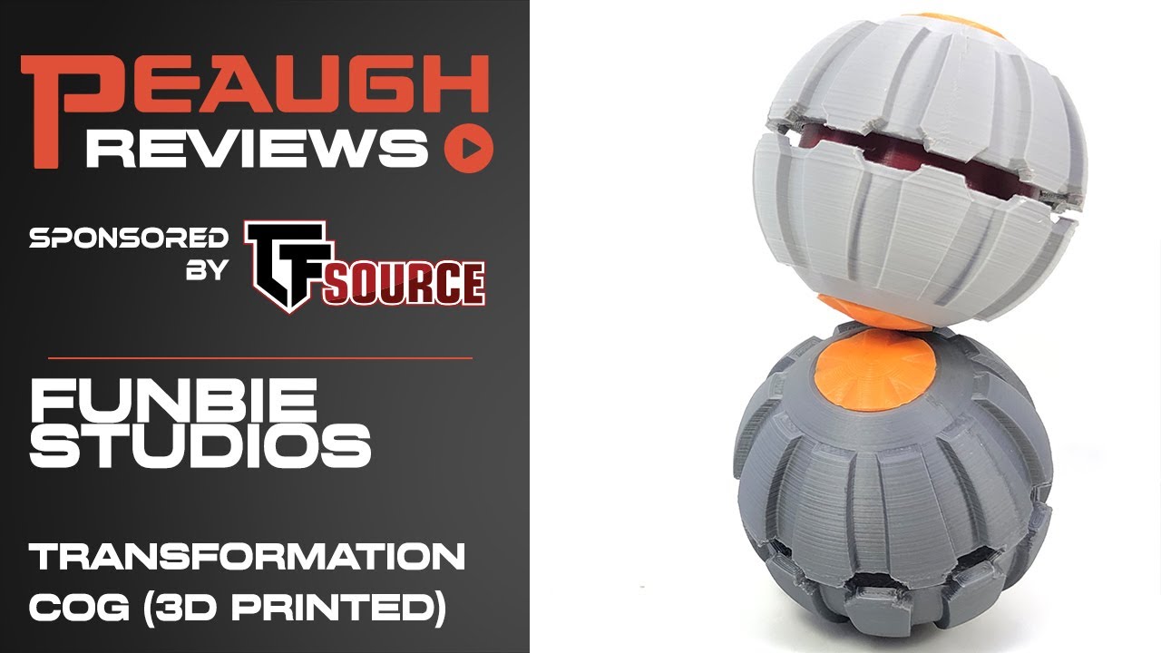 Video Review: Funbie Studios 3D printed TRANSFORMATION COG - YouTube