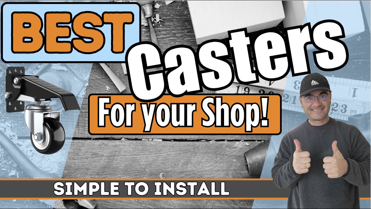 The best casters for all of the benches and stands in your workshop or garage - YouTube