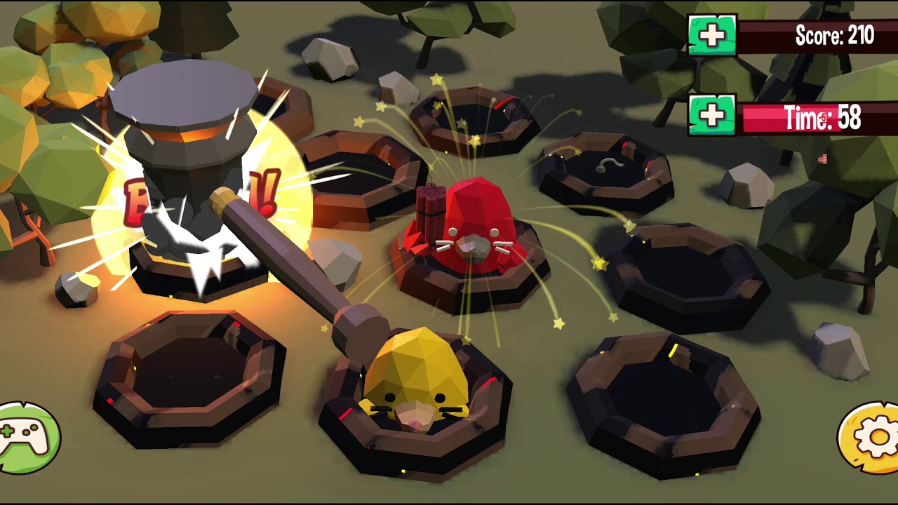 Whac A Mole POP the mole | GponStudio - YouTube