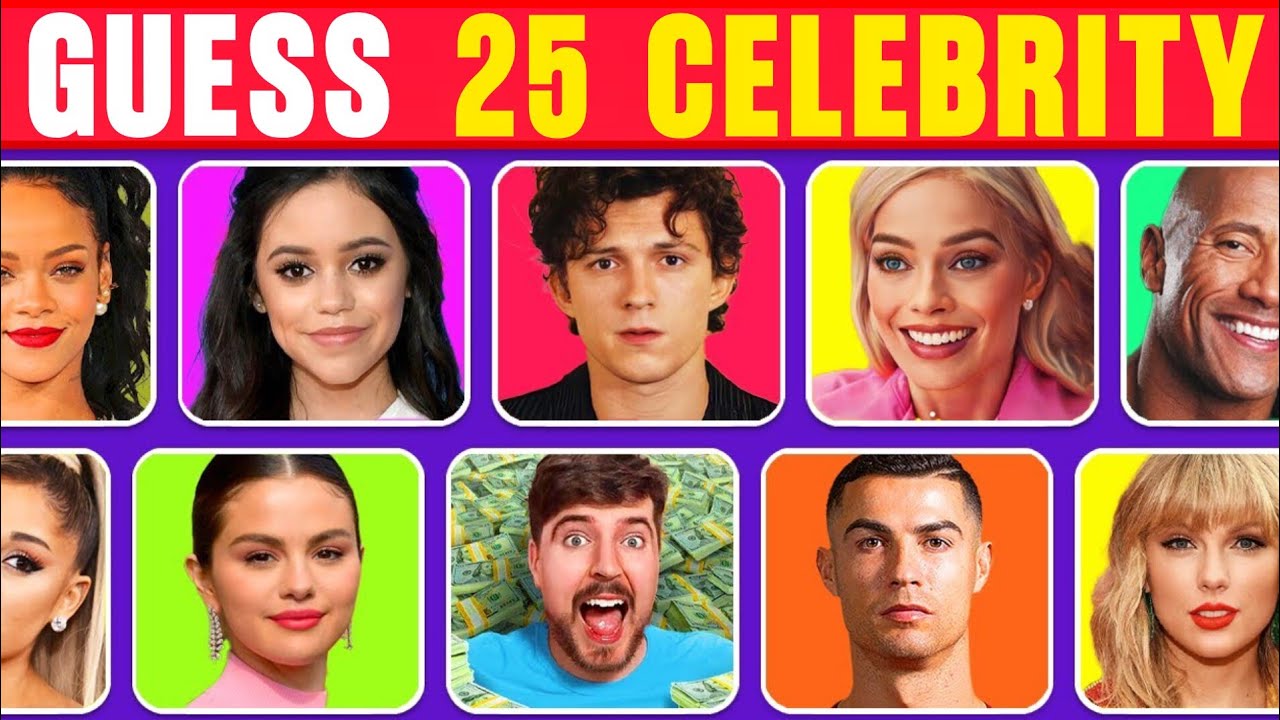 Guess The Celebrity In 3 Seconds | Guess The Celebrity Bollywood | 25 ...