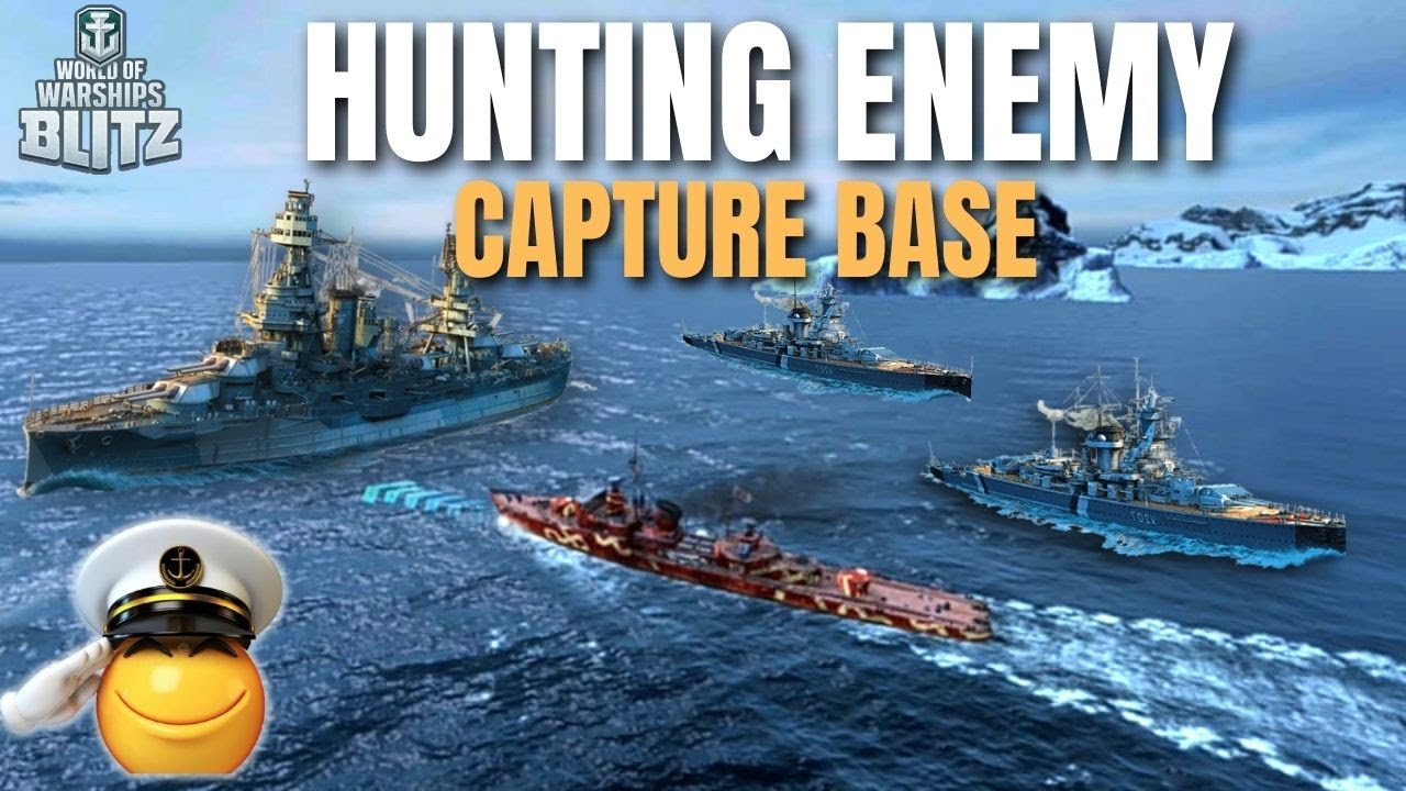 Hunting Enemy Capture Base | World Of Warships Gameplay Mobile | Game ...