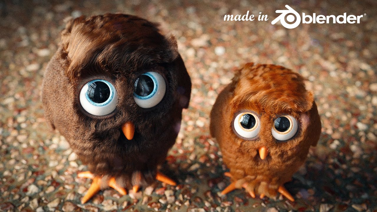 How to Make a Terribly Cute and Fluffy 3D Character in Blender | 0w0 ...