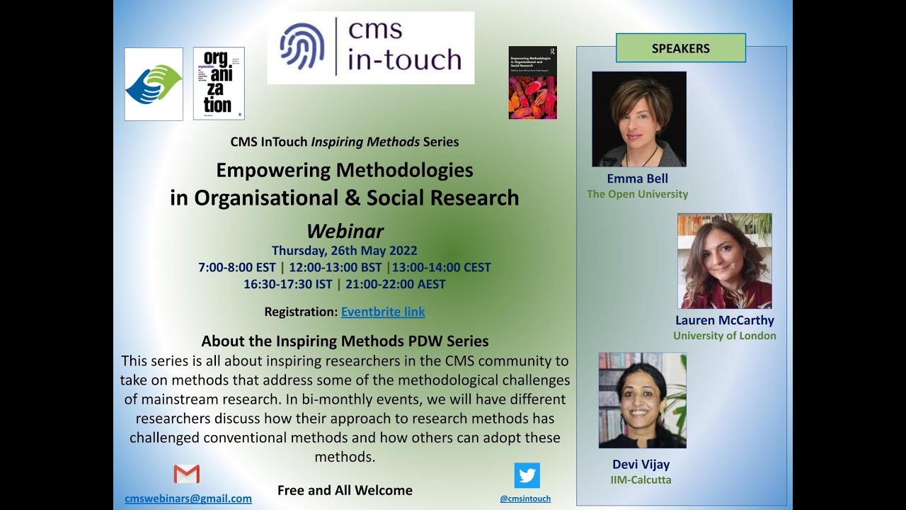 Inspiring Methods series: Empowering methodologies - YouTube