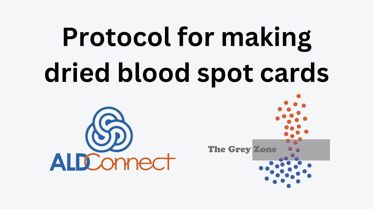 ALD Connect - Protocol for Making Dried Blood Spot Cards at Home - YouTube