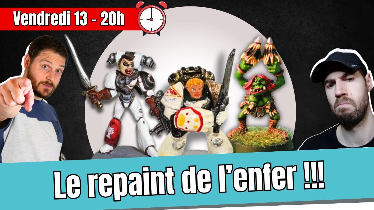 Repaint de l'enfer - Episode 1 - apprendre la peinture sur figurine ...