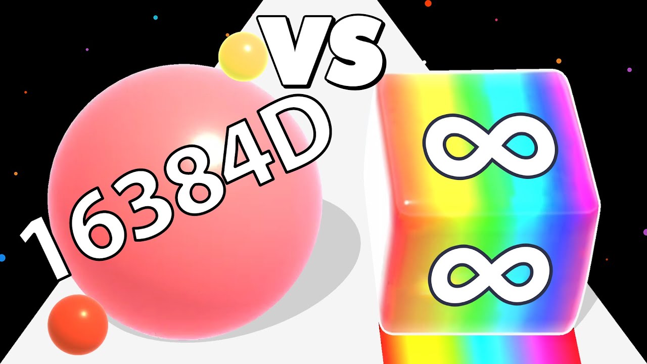 JELLY RUN 2048 /vs BALL RUN 2048 ∞ Infinity Mode ASMR Gameplay Android iOS • 2048 Run Math Games ...