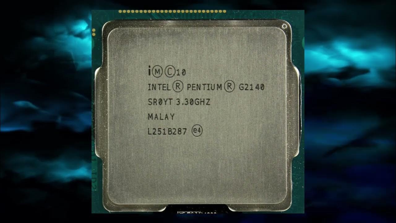 Pentium G2140 CPU - YouTube