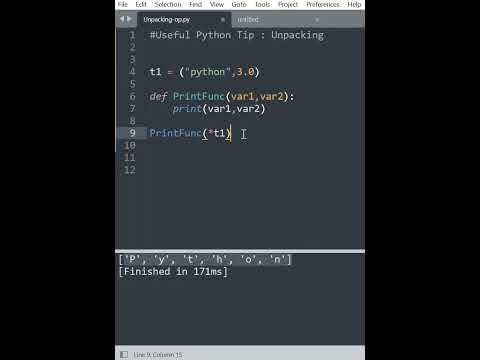 YOU MUST KNOW THIS Python TIP - Unpacking Operator #shorts #shortvideo #shortsvideo #short - YouTube