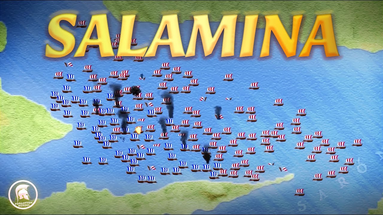 Mapa De La Batalla De Salamina