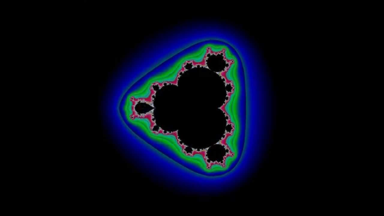 Multibrot set evolution for d in 1 to 5 - YouTube