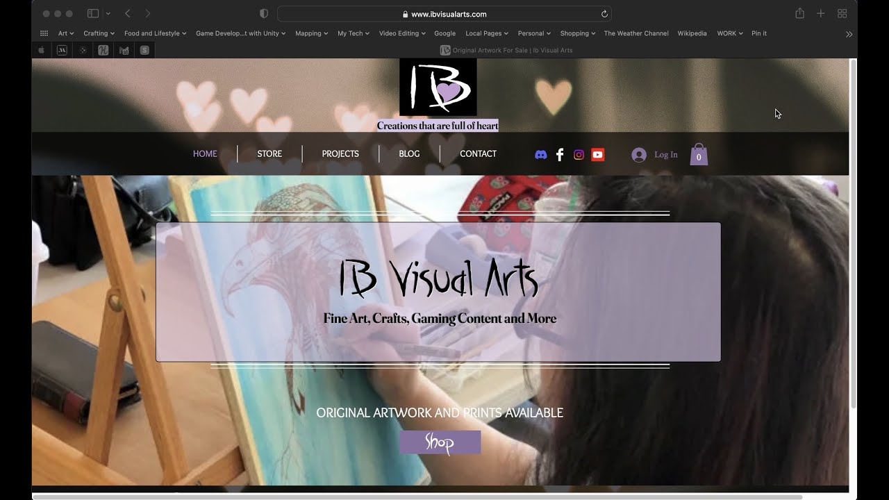 Ib Visual Arts Website Tour - YouTube