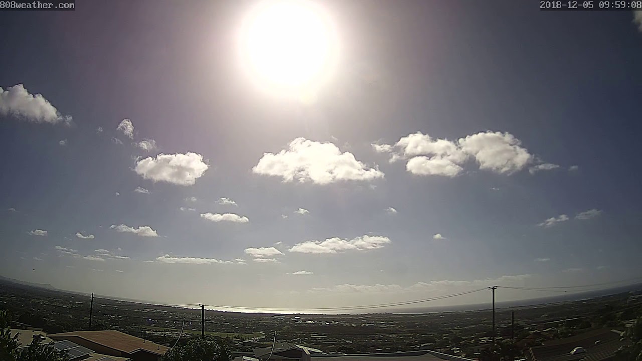 Hawaii Weather Webcam #2 (Second camera) Timelapse for Wednesday ...