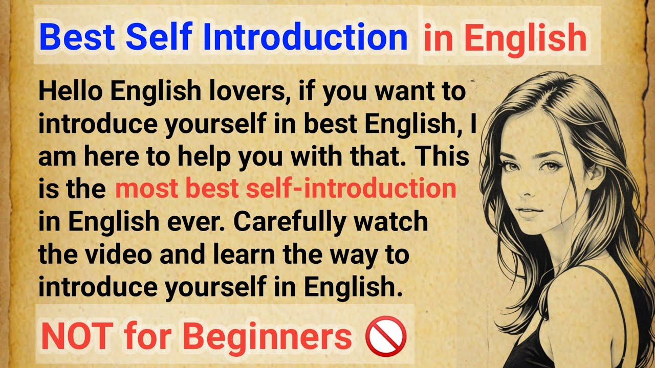 Best Self Introduction in English | How to Introduce Yourself ...