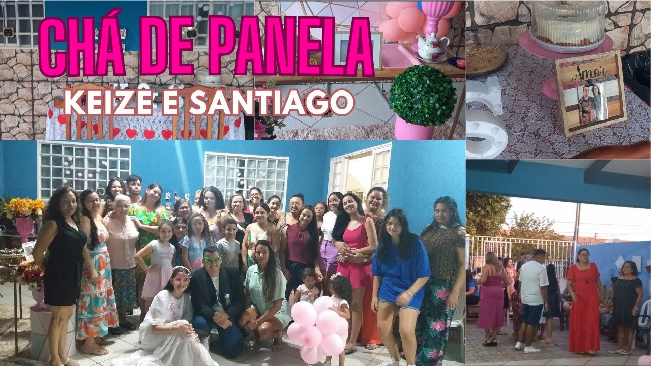 OLHA ESSE CHÁ DE PANELA 🎁 😍 DE KEIZE E SANTIAGO || Creidiane Moraes ...