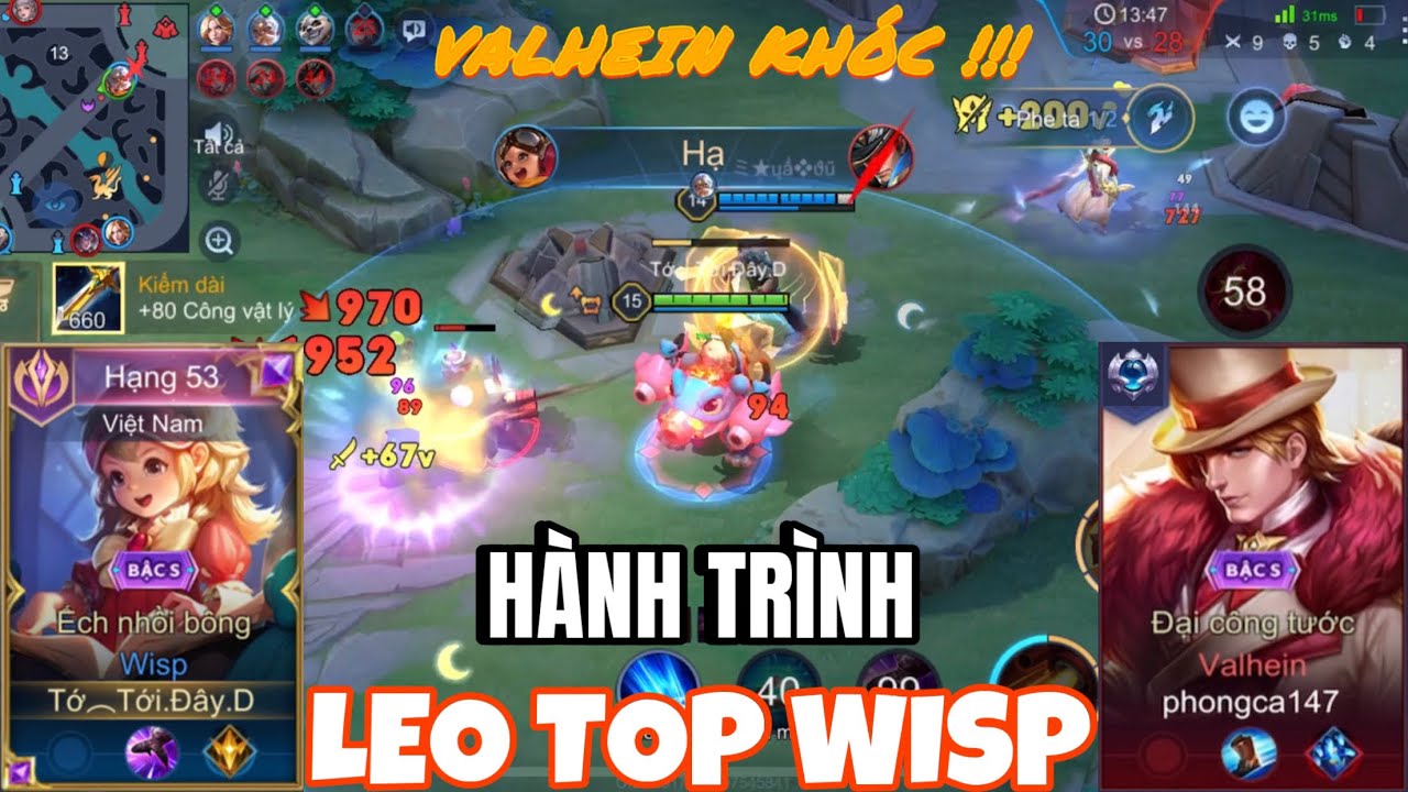 Tem Bạn Khá Lực…Nhưng Top Wisp Rất Tiết 🥰 - YouTube