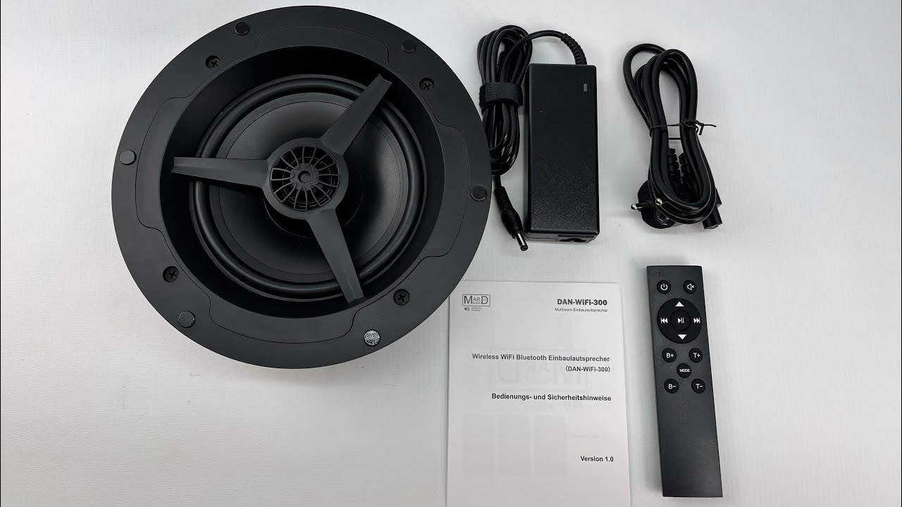 vielseitiger Multiroom WLAN-Lautsprecher Deckenlautsprecher DAN-WiFi ...