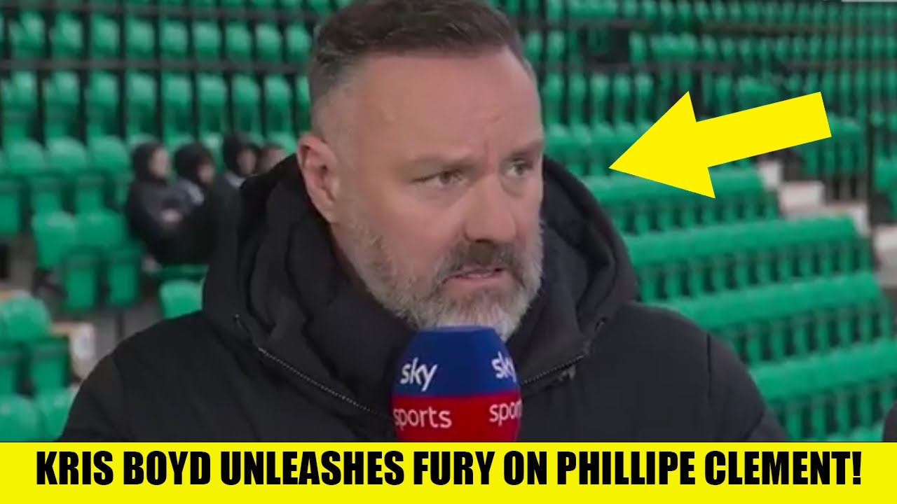 Kris Boyd UNLEASHES FURY On Phillipe Clement On Live TV After Rangers ...