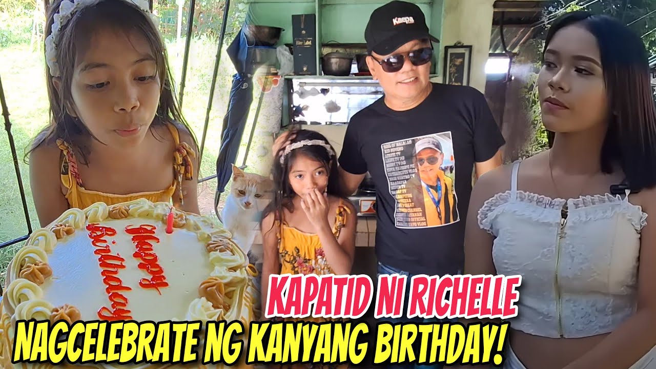 KAPATID NI RICHELLE GINULAT NAMIN SA KANYANG KAARAWAN! - YouTube