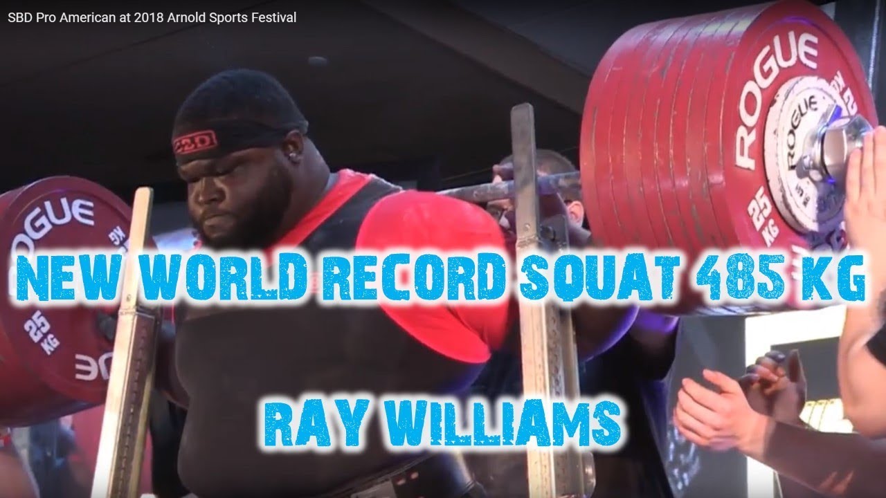 New World Record Squat - Ray Williams 485 Kg/1069 Lbs - YouTube