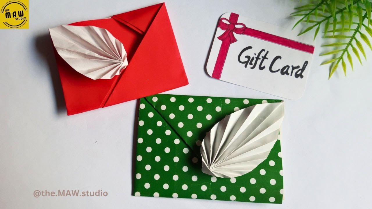 2 Creative Paper Gift Card Envelope/Money Envelope Ideas to WOW Your ...