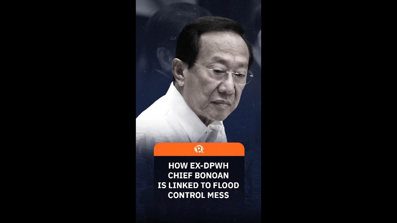 How is ex-DPWH Secretary Manuel Bonoan linked to government flood ...