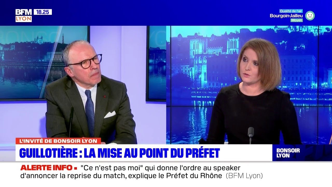 Pascal Mailhos, préfet du Rhône, était l'invité de Bonsoir Lyon du 22 ...