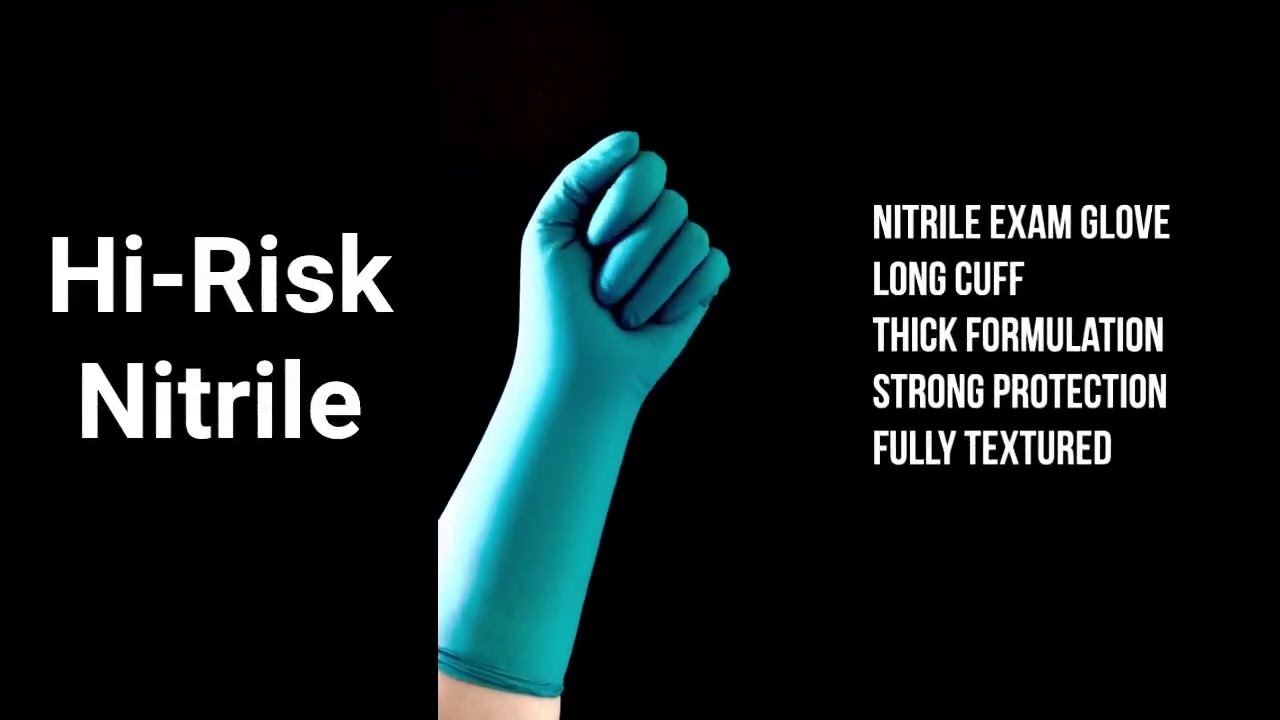 HI-RISK PROTECTOR NITRILE GLOVES - YouTube