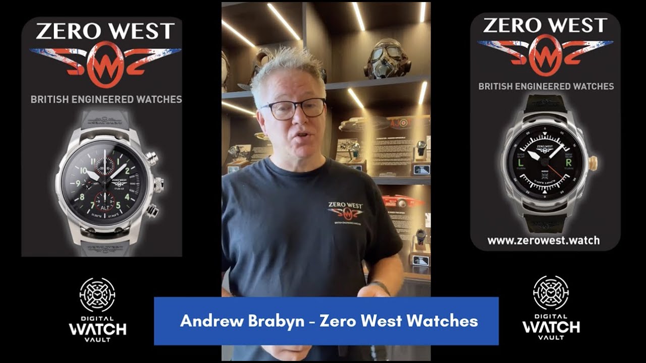 Zero West Watches join Digital Watch Vault - YouTube