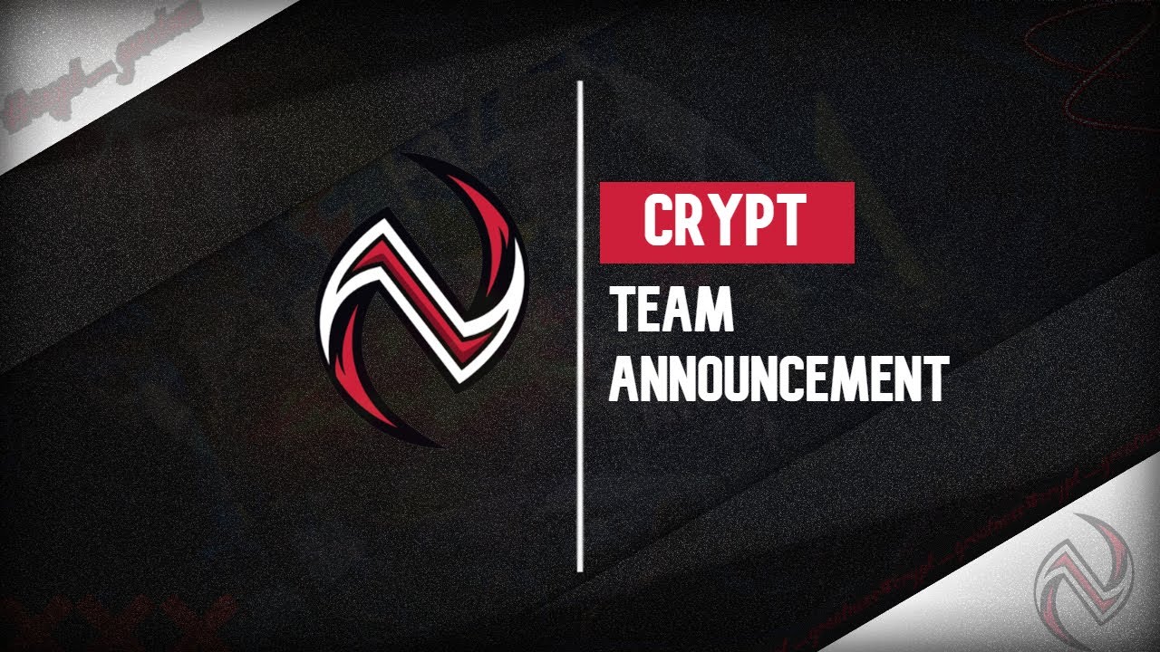 Crypt Team Announcement - YouTube
