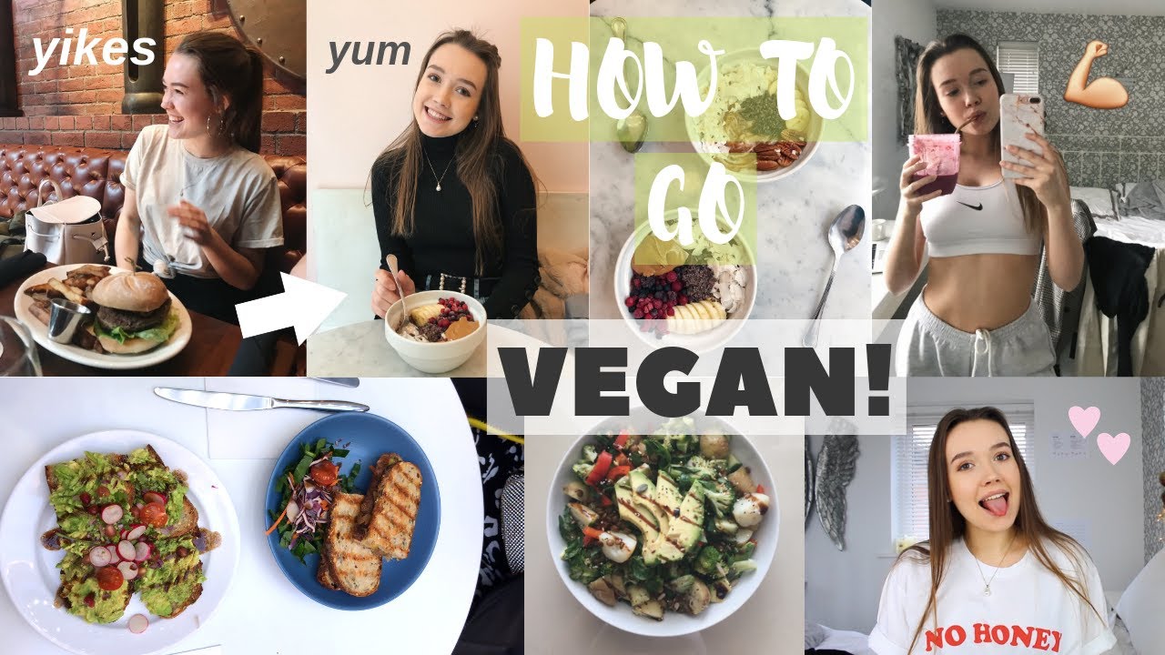 HOW TO GO VEGAN! ♡ in a non vegan household! tips to STAY VEGAN! - YouTube