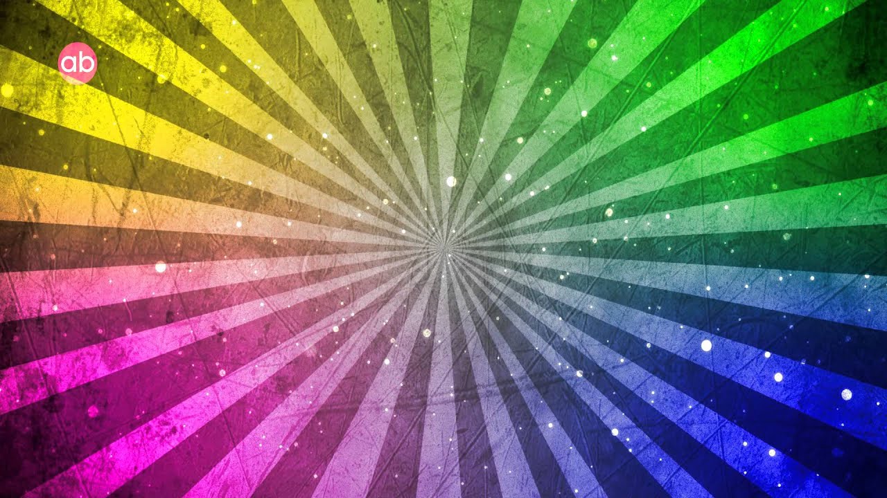 Colour Sun Rays Effect - YouTube