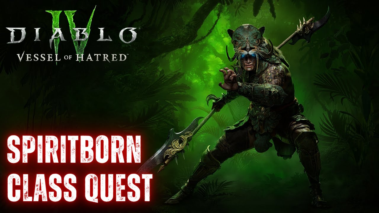 The Sacred Hunt... Spiritborn Class Quest | Diablo 4 - Vessel of Hatred ...