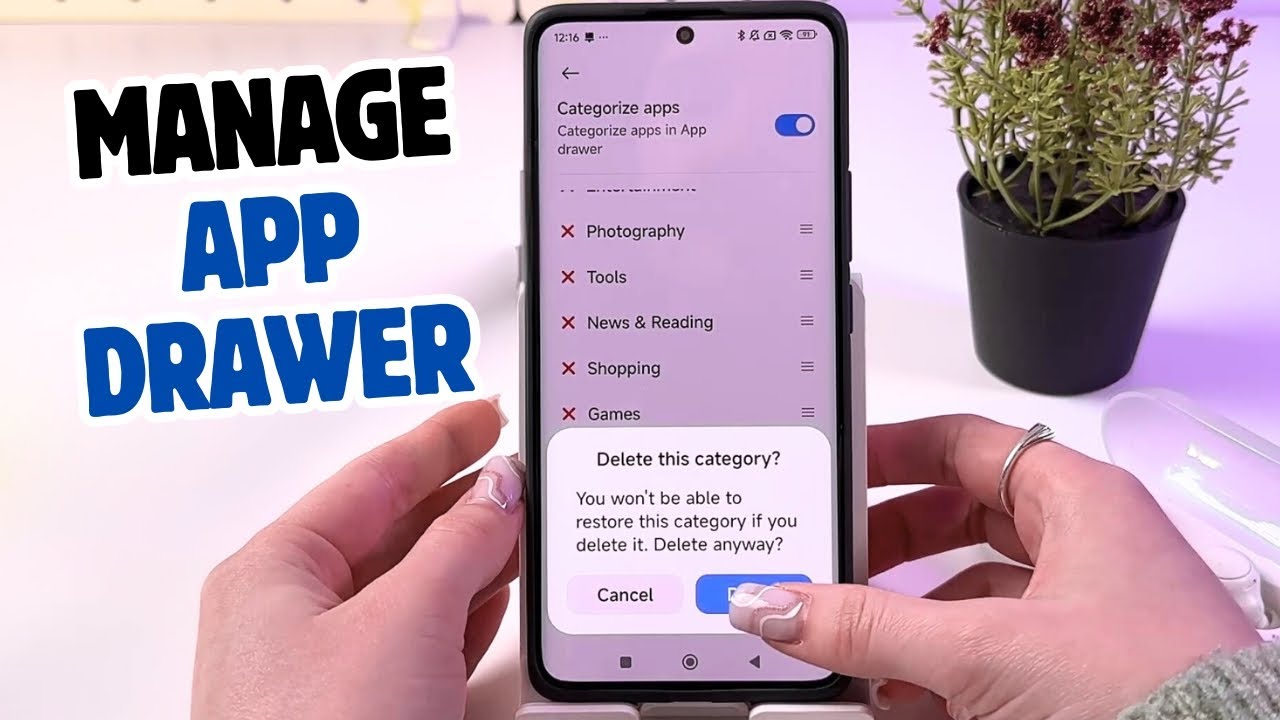 How to Enable or Disable the App Drawer on POCO X7 - YouTube