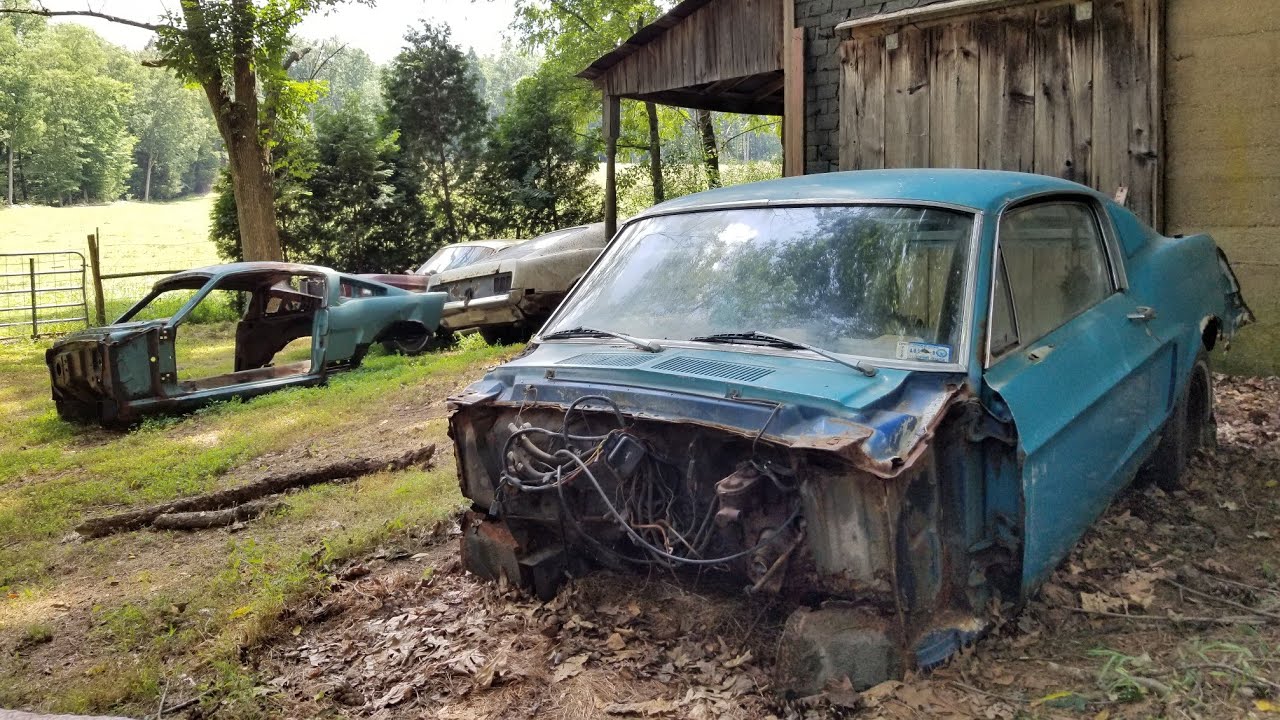 Building A Rusty 1968 Mustang Fastback Shell - YouTube