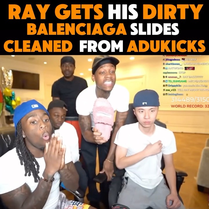 Ray Asian boy get his shoes cleaned from adukicks !!! - YouTube