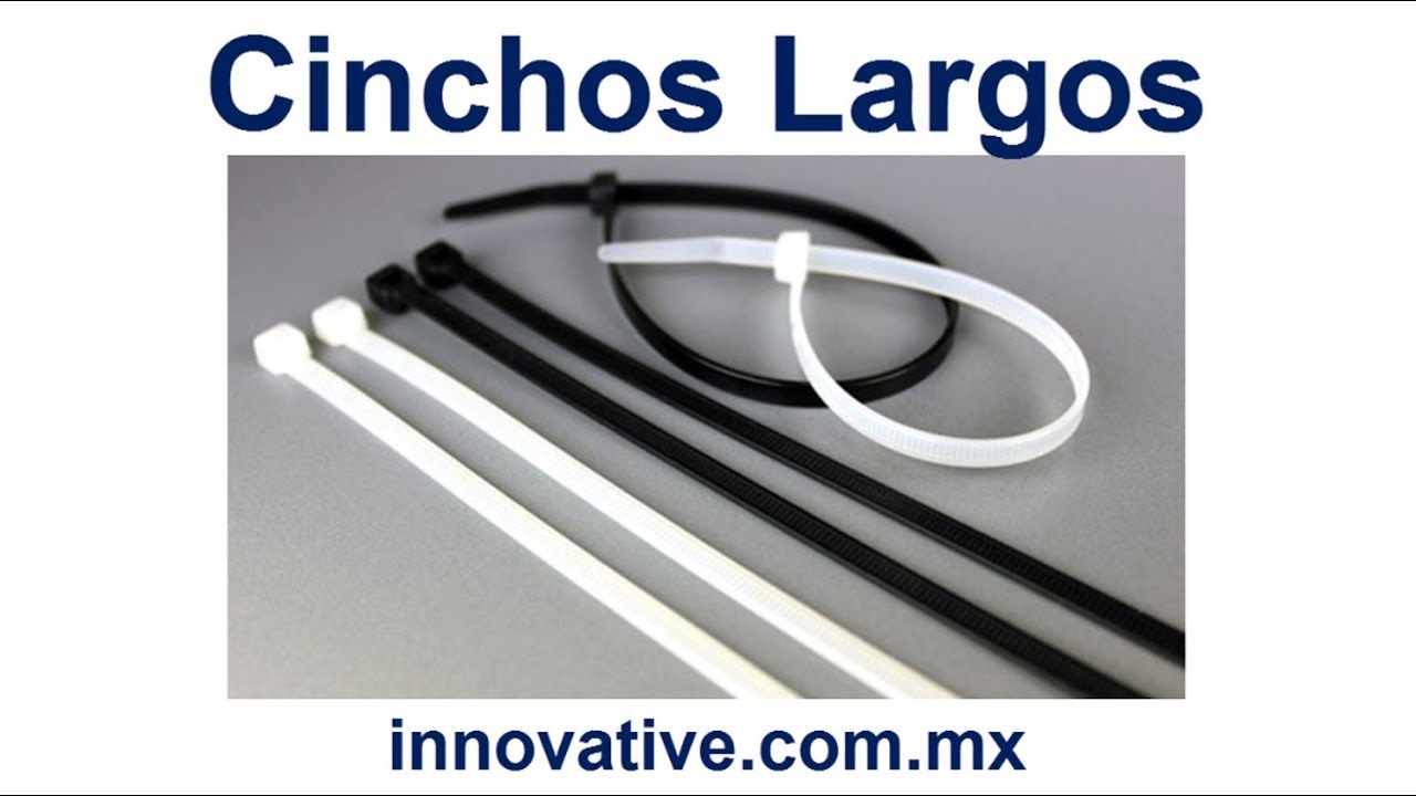 Cinchos Largos de Nylon, Blancos, Negros y Colores, Cinchos Largos de ...