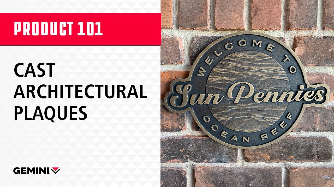 Cast Architectural Plaques 101 By Gemini - YouTube