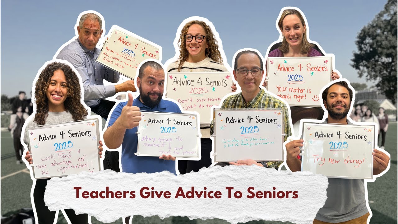 Teachers Give High School Seniors Advice on College - YouTube