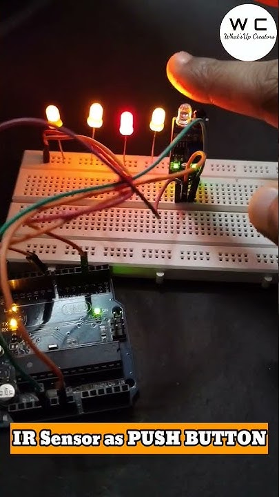 Ir Sensor As Push Button Shorts Viral Arduino Arduinoproject Irsensor Iot Ytshortled 