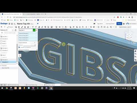 KeyChain (Onshape) - YouTube