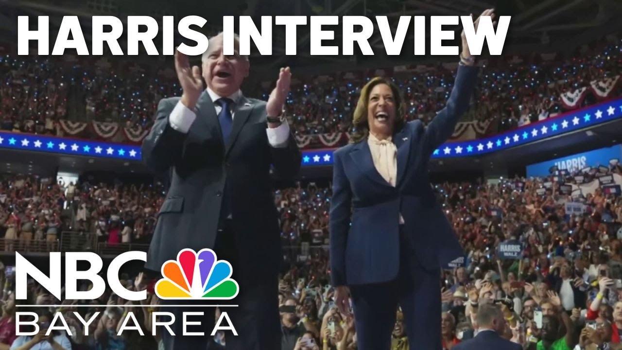 Harris speaks in first interview since nomination - YouTube