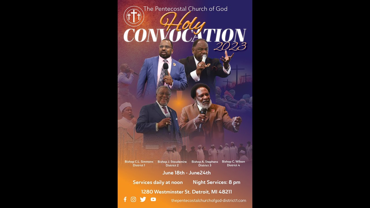 The Holy Convocation Meeting Service 4 - YouTube