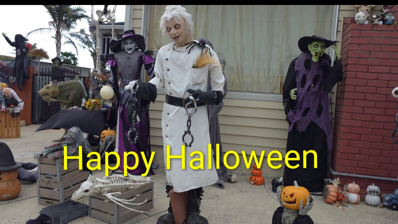 Halloween Decorations That Look TOO REAL Haunted house In 4k. # ...