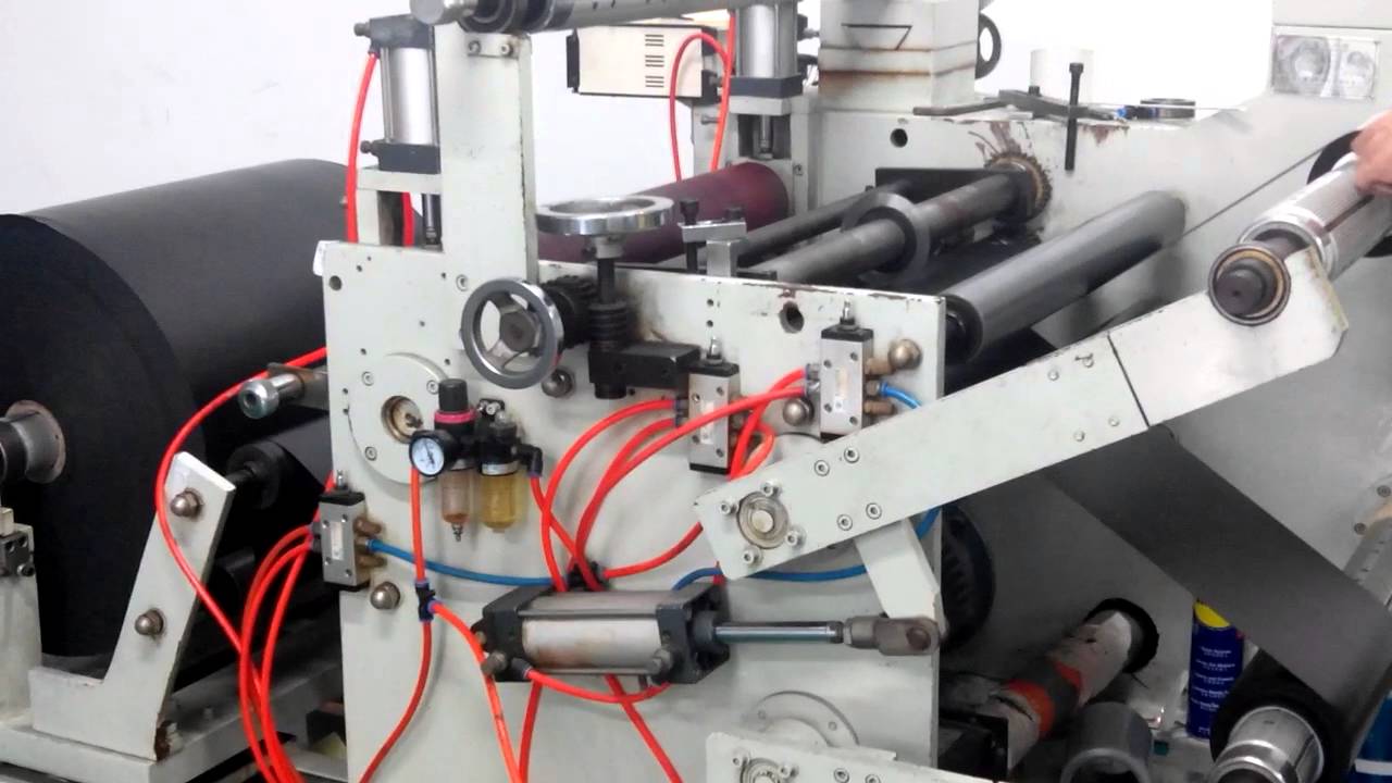 Soft Plastic Film Slitter And Rewinder - YouTube